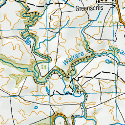 Waitara Stream, Hawke's Bay - NZ Topo Map