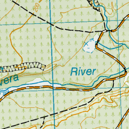Tarawera River, Bay of Plenty - NZ Topo Map