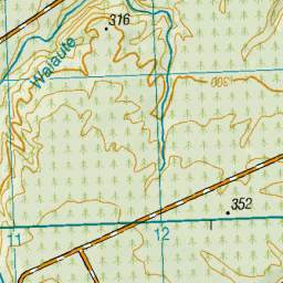 Waiaute Stream, Bay of Plenty - NZ Topo Map