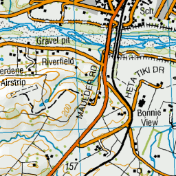 Waipawa, Hawke's Bay - NZ Topo Map