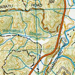 Waipunga River, Hawke's Bay - NZ Topo Map