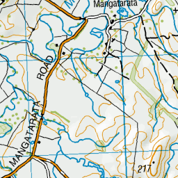Mangatarata, Hawke's Bay - NZ Topo Map