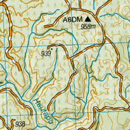 Hautapu Stream, Hawke's Bay - NZ Topo Map