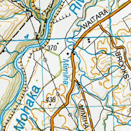 Mohaka River, Hawke's Bay - NZ Topo Map