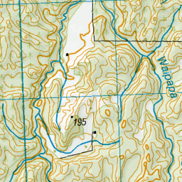 Waipapa Stream, Bay of Plenty - NZ Topo Map