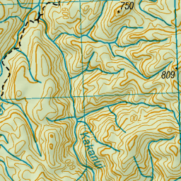 Kakanui Stream, Bay of Plenty - NZ Topo Map