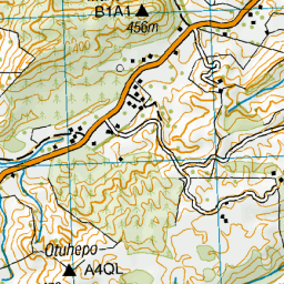 Manawahe, Bay of Plenty - NZ Topo Map