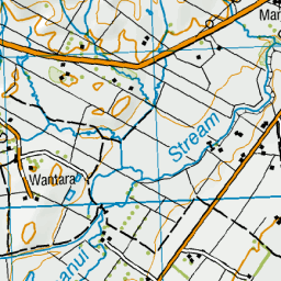 Wantara, Hawke's Bay - NZ Topo Map