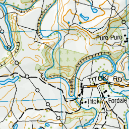 Titoki, Hawke's Bay - NZ Topo Map