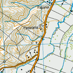 Papanui, Hawke's Bay - NZ Topo Map