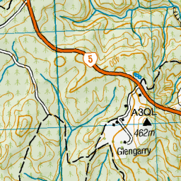 Glengarry, Hawke's Bay - NZ Topo Map
