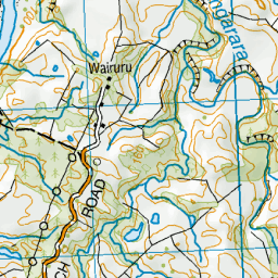 Wairuru, Hawke's Bay - NZ Topo Map