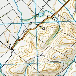 Kinburn, Hawke's Bay - NZ Topo Map