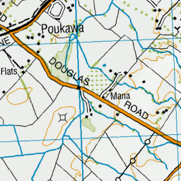 Poukawa, Hawke's Bay - NZ Topo Map