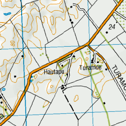 Hautapu, Hawke's Bay - NZ Topo Map