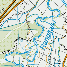 Rangitaiki River, Bay of Plenty - NZ Topo Map