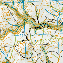 Kaiwaka Stream, Hawke's Bay - NZ Topo Map