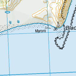 Blackhead Point, Hawke's Bay - NZ Topo Map