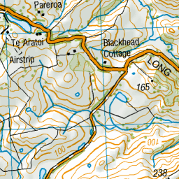 Blackhead Cottage, Hawke's Bay - NZ Topo Map