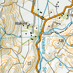 Waikaha, Hawke's Bay - NZ Topo Map