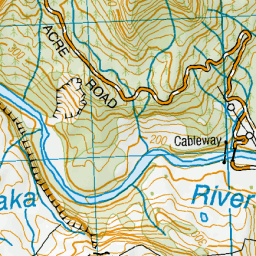 Mohaka River, Hawke's Bay - NZ Topo Map
