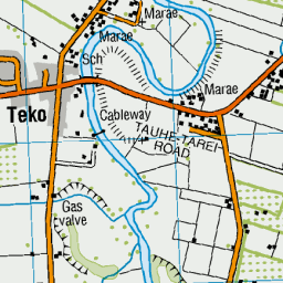 Te Teko, Bay of Plenty - NZ Topo Map