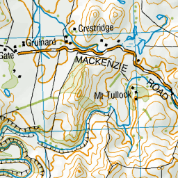 Crestridge, Hawke's Bay - NZ Topo Map