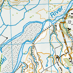 Tukituki River, Hawke's Bay - NZ Topo Map