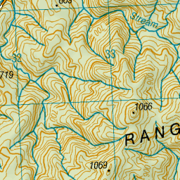 HUIARAU RANGE, Bay of Plenty - NZ Topo Map
