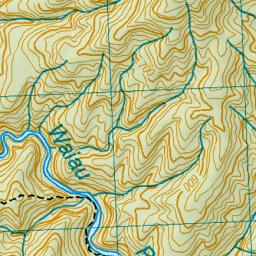 Waiau River, Hawke's Bay - NZ Topo Map