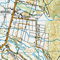 Waiohau, Bay of Plenty - NZ Topo Map