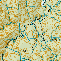 Parahaki Stream, Hawke's Bay - NZ Topo Map