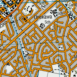Onekawa, Hawke's Bay - NZ Topo Map