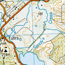 Tutira, Hawke's Bay - NZ Topo Map