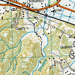 Awakeri, Bay of Plenty - NZ Topo Map