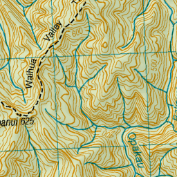 Papanui, Bay of Plenty - NZ Topo Map
