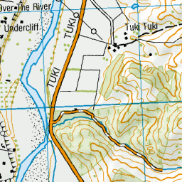 Tuki Tuki, Hawke's Bay - NZ Topo Map
