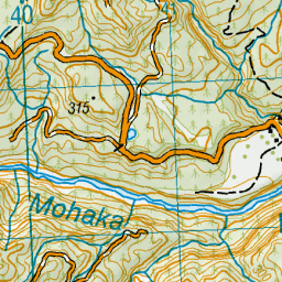 Mohaka River, Hawke's Bay - NZ Topo Map