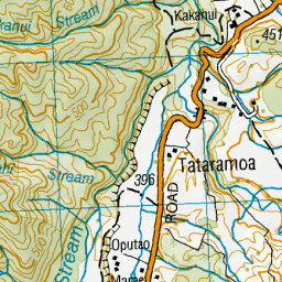 Tataramoa, Bay of Plenty - NZ Topo Map