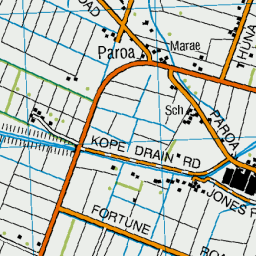Paroa, Bay of Plenty - NZ Topo Map