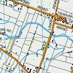 Taiwhakaea Marae, Bay of Plenty - NZ Topo Map