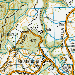 Ruatahuna, Bay of Plenty - NZ Topo Map