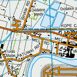Toroa Marae, Bay of Plenty - NZ Topo Map
