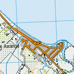 Te Awanga, Hawke's Bay - NZ Topo Map