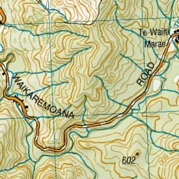Te Waiiti, Bay of Plenty - NZ Topo Map
