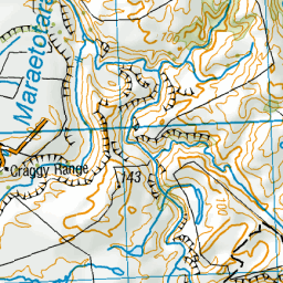 Craggy Range, Hawke's Bay - NZ Topo Map