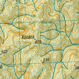 Kaeaea, Bay of Plenty - NZ Topo Map