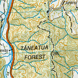 Waimana River, Bay of Plenty - NZ Topo Map