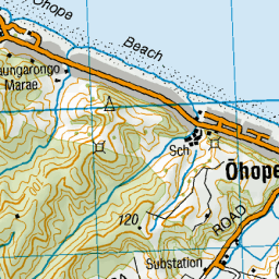 Ohope, Bay of Plenty - NZ Topo Map