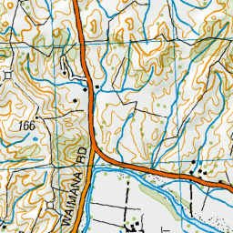 Waimana River, Bay of Plenty - NZ Topo Map
